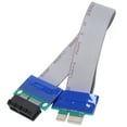 PCI-Express PCI-E 1X Riser Card Flex Extender Extension Cable for PC ...
