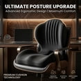 2-in-1 Seat Cushion and Backrest, Memory Foam Lumbar Support for Office ...