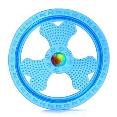 Flying Disc Dog Sport Toy with Flashing LED Lights, Light Up Frisbee ...