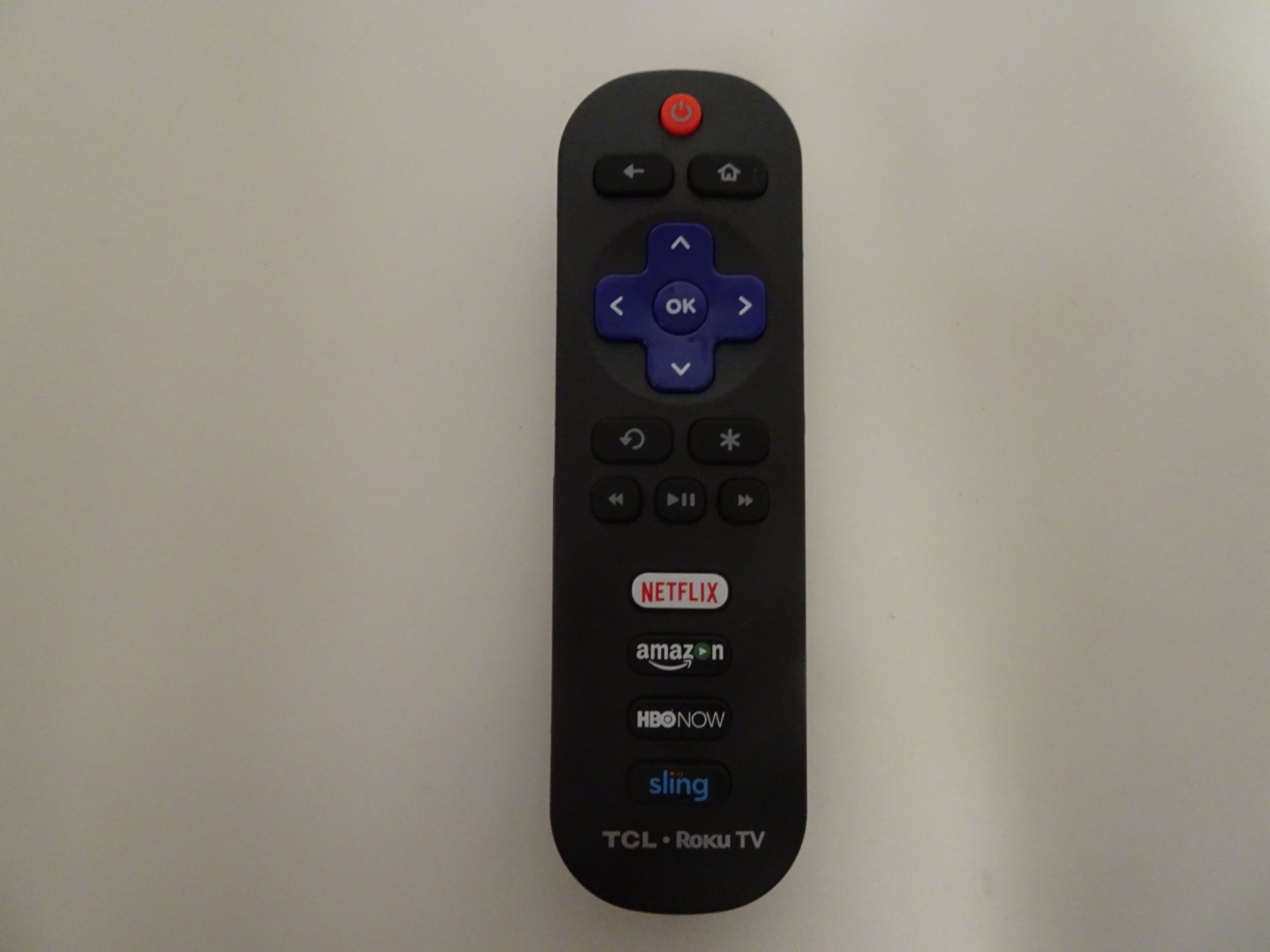 TCL Roku Used TV Remote DRC280 06 IRPT20 DRC280 NETFLIX AMAZON HBONOW tcl-roku-used-tv-remote-drc280-06-irpt20-drc280-netflix-amazon-hbonow