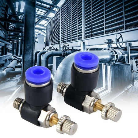 Pneumatic Fitting Pneumatic Pipe Fittings 2pcs Tube Air Speed ...