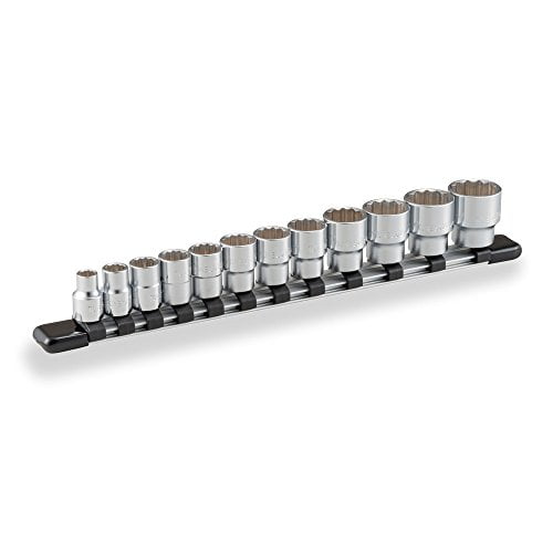 TONE Socket set (12 angles with holder) HD312A Insertion angle 9.5mm (3/8") Contents 12 points ...
