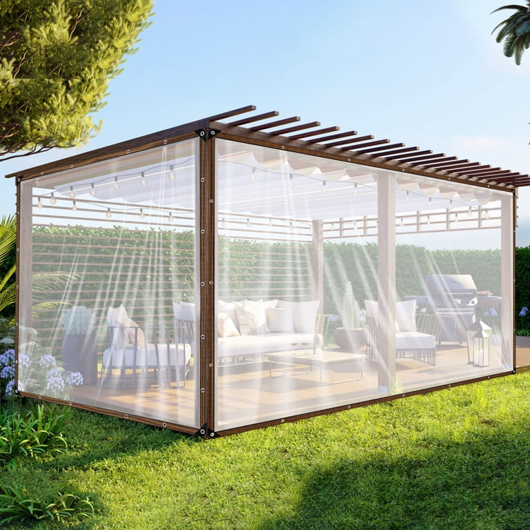 Plastic Sheeting For Patios Waterproof Outdoor Patio Cover Clear