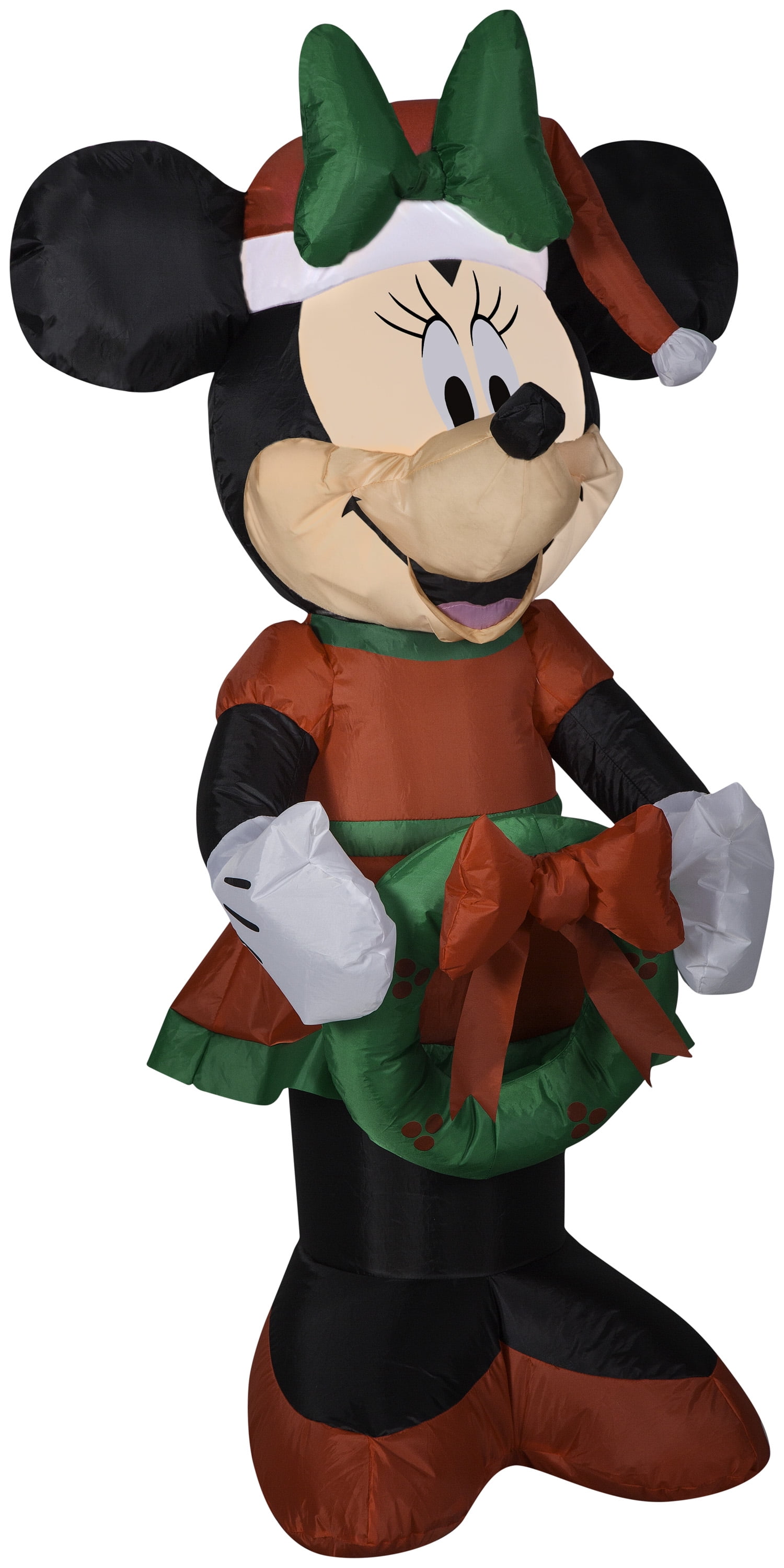 Gemmy Christmas Airblown Inflatable Inflatable Minnie Mouse with Green ...