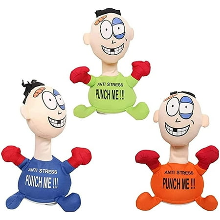 Electric Plush Anti Stress Doll,Funny Punch Me Screaming Doll,Desk ...