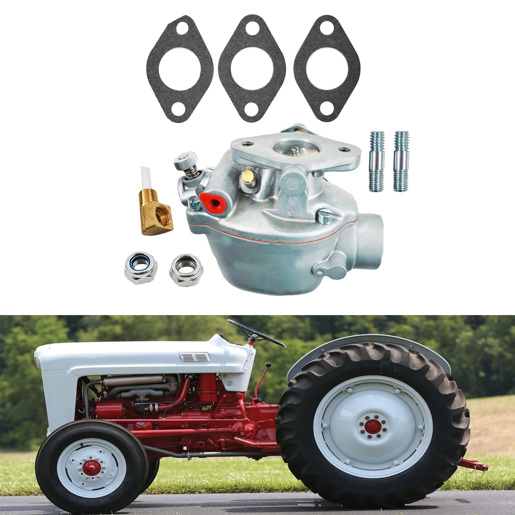 munirater EAE9510C Tractor Carburetor Replacement for Ford Jubilee NAA ...