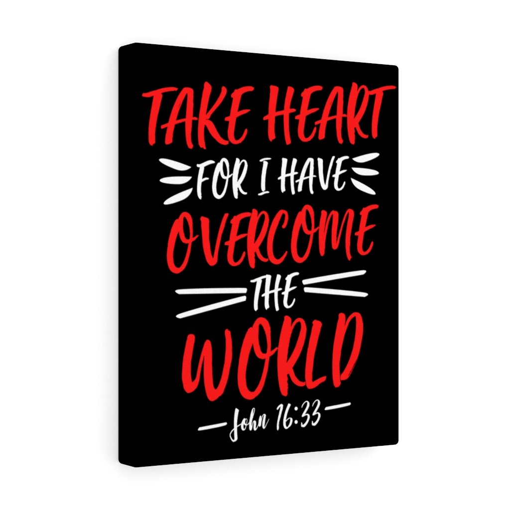 Prints Biblical Wall Art World Scripture Wall Art John16:33 Take heart ...