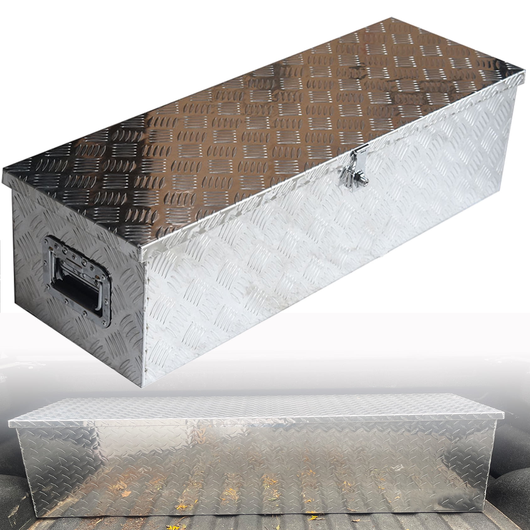 Labwork 39'' Cuboid Aluminum Underbody Tool Box for Trailer Truck ...