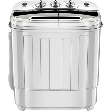 Superday Portable Washing Machine, 2 In 1 Mini Compact Twin Tub Washer ...