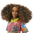 Barbie Fashionistas Doll with Athletic Body, Curly Brown Hair ...
