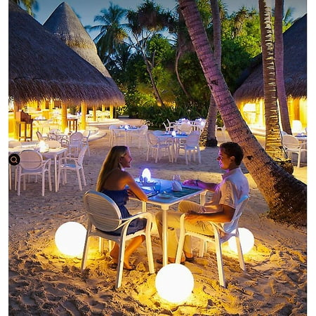 Led Light Ball 12/15/20/25/30cm Plastic Ball Light Rgb Color Ball ...