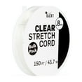 Cousin DIY 0.8mm Clear Stretch Cord – 50 Yard Elastic Beading Thread ...