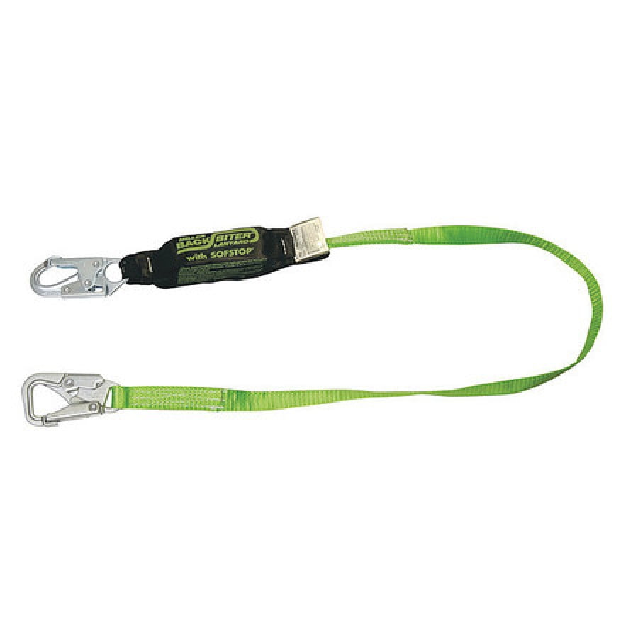 Honeywell Miller BackBiter Tie-Back Lanyard, 6 ft, Locking Snap Hooks ...