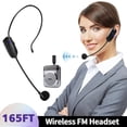 2 In1 Wireless Microphone Headset Transmitter Wireless Headset and ...