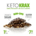 No Sugar Company Keto Krax Dark Chocolatey Sea Salt & Almond Bark Snack ...