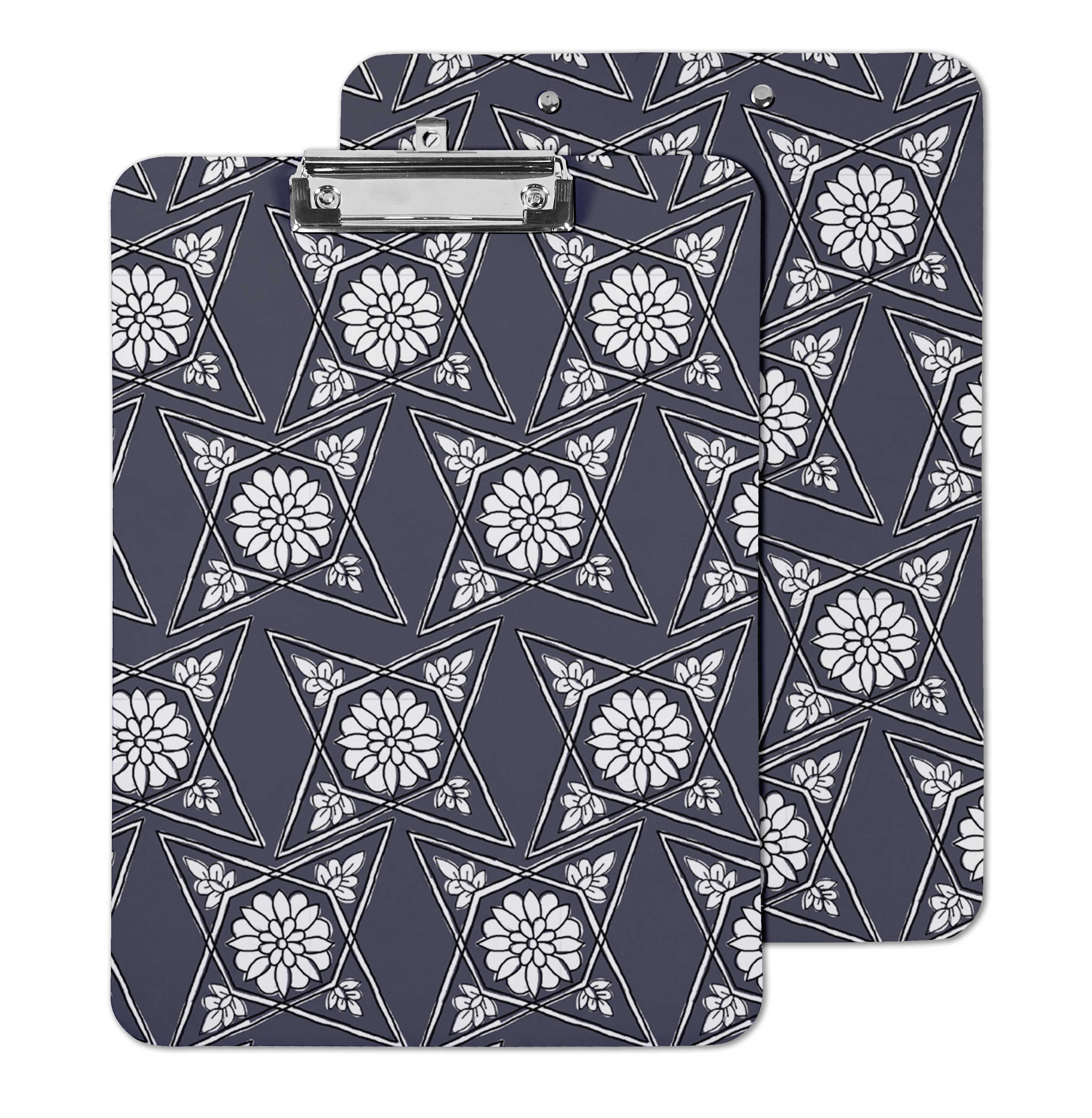 Inkdotpot Decorative Clipboard Letter Size Clipboard with Low Profile ...