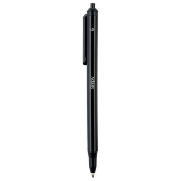 Simply Genius (100pk) Eco Friendly Ballpoint Pens, Medium Point, Black ...