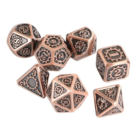 Board Game Dice, Polyhedral Unique Gear Pattern Dice Set For Role ...
