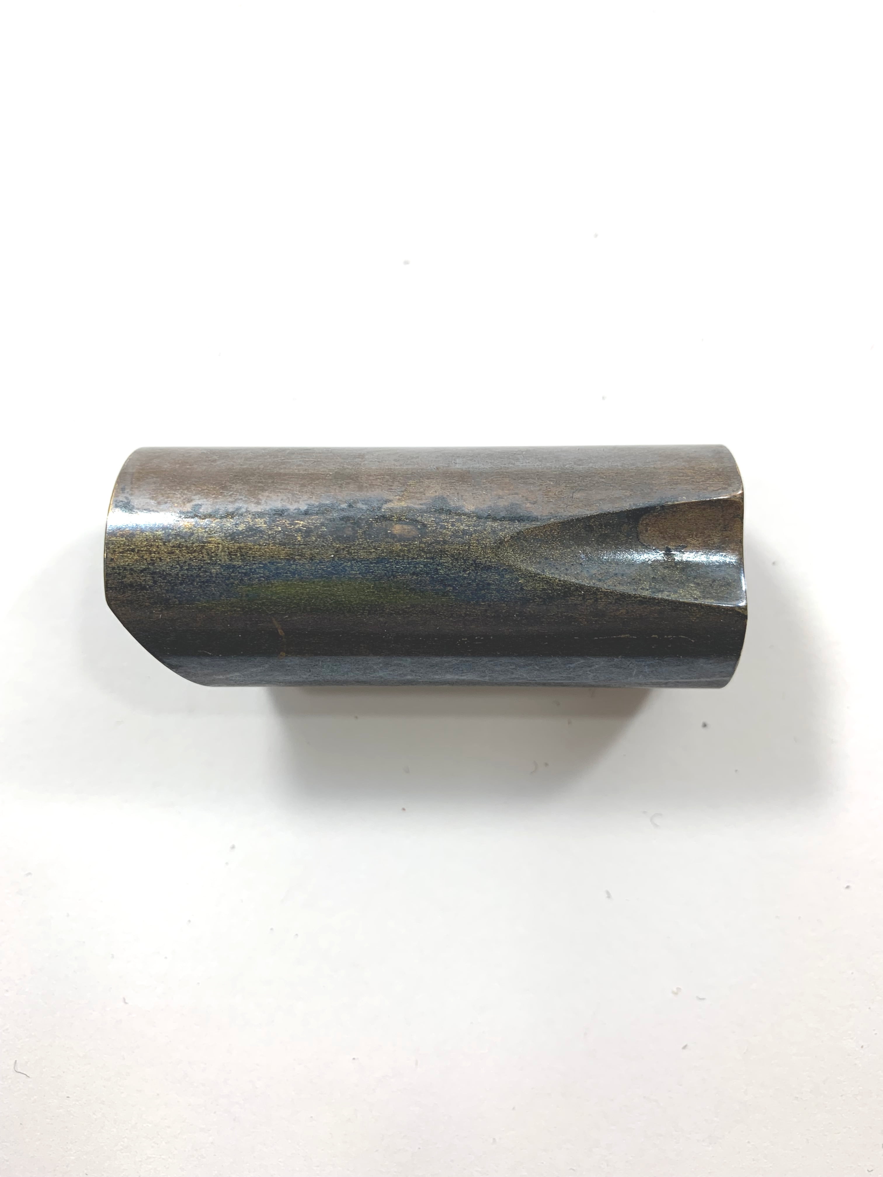 The Rock Slide Guitar Slide Aged Brass Swamp Slide Round Tip Medium ...
