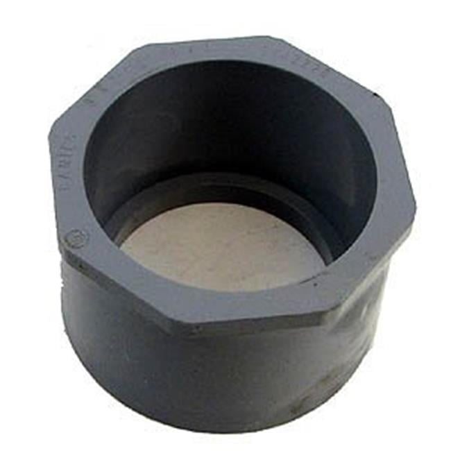 3 x 2.5 in. Gray Rigid Non-Metallic Reducer Bushing Conduit Fitting ...