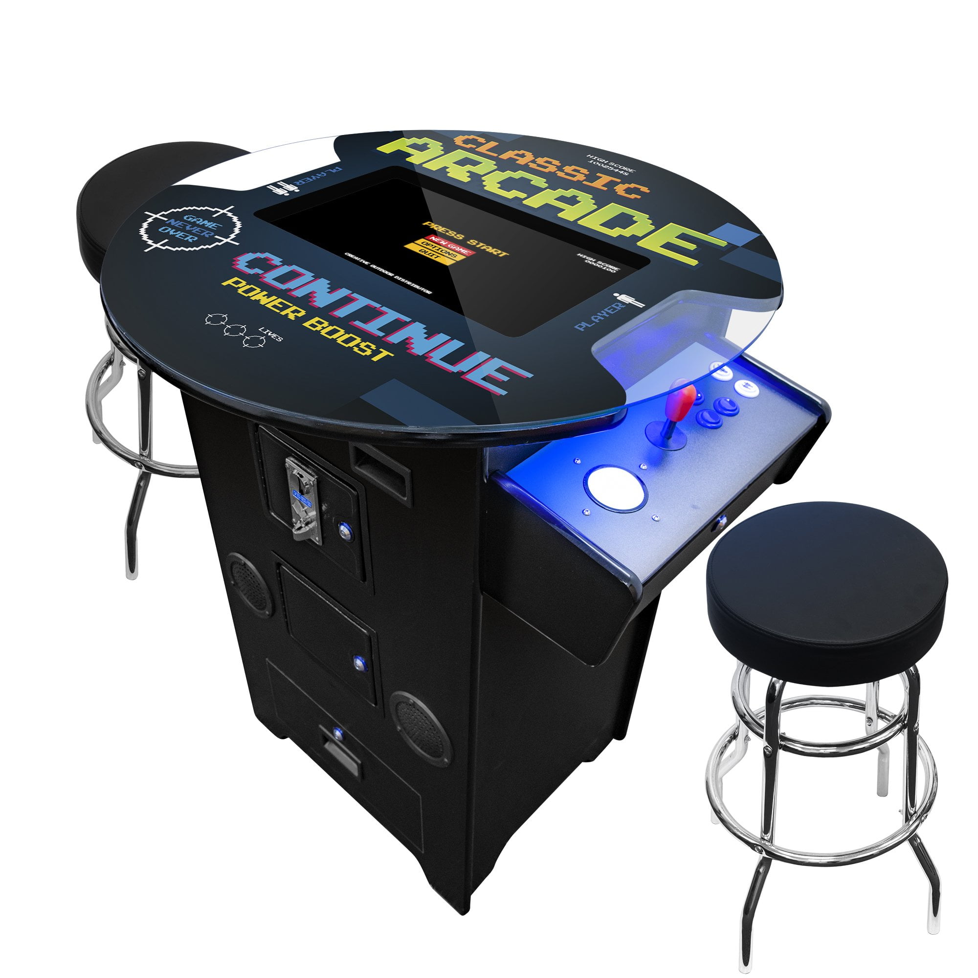 Cocktail Arcade Machine 2 Player 412 Games 22" LCD Screen - Walmart.com