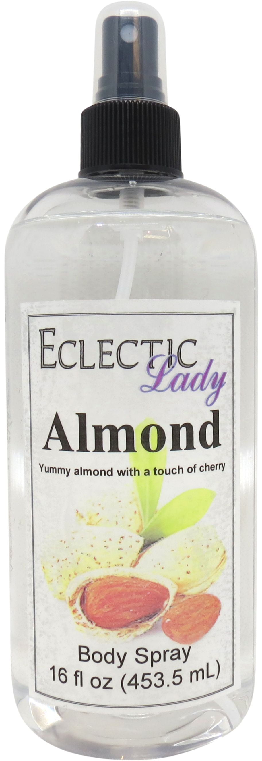 Almond Body Spray, Eclectic Lady, Hydrating Mist, Unisex, 16 oz ...