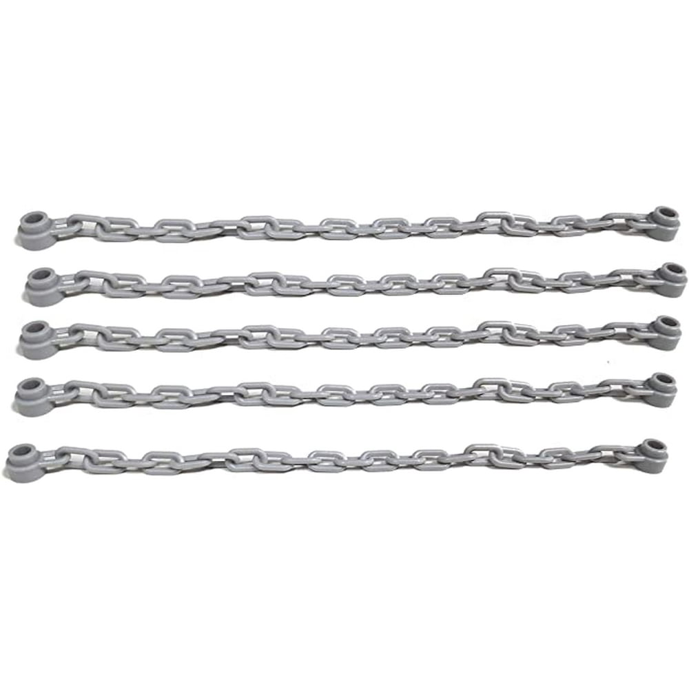 Lego Chain, 21 Links, LIGHT Bluish Grey - Lot of 5 - Walmart.com ...