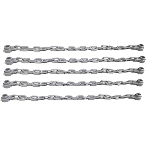 Lego Chain, 21 Links, LIGHT Bluish Grey - Lot of 5 - Walmart.com ...