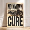 Affixzi Vintage Motorcycle Wall Art Poster, Retro Biker Print, Garage ...