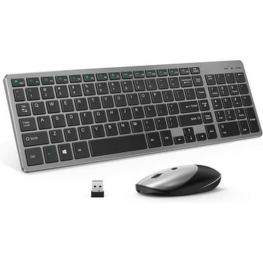 Cylo Wireless Touch Keyboard and Mouse Set Pink - Walmart.com