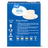 Great Value White Cake Mix 15.25 oz Moist and Delicious for Cupcakes ...