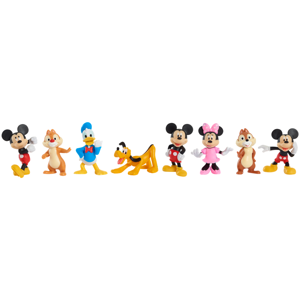 Mickey Mouse 8-Piece Collectible Figure Set - Walmart.com - Walmart.com