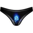 Burning Blue Rose Women's Thong Underwear Seamless Panties No Show T ...