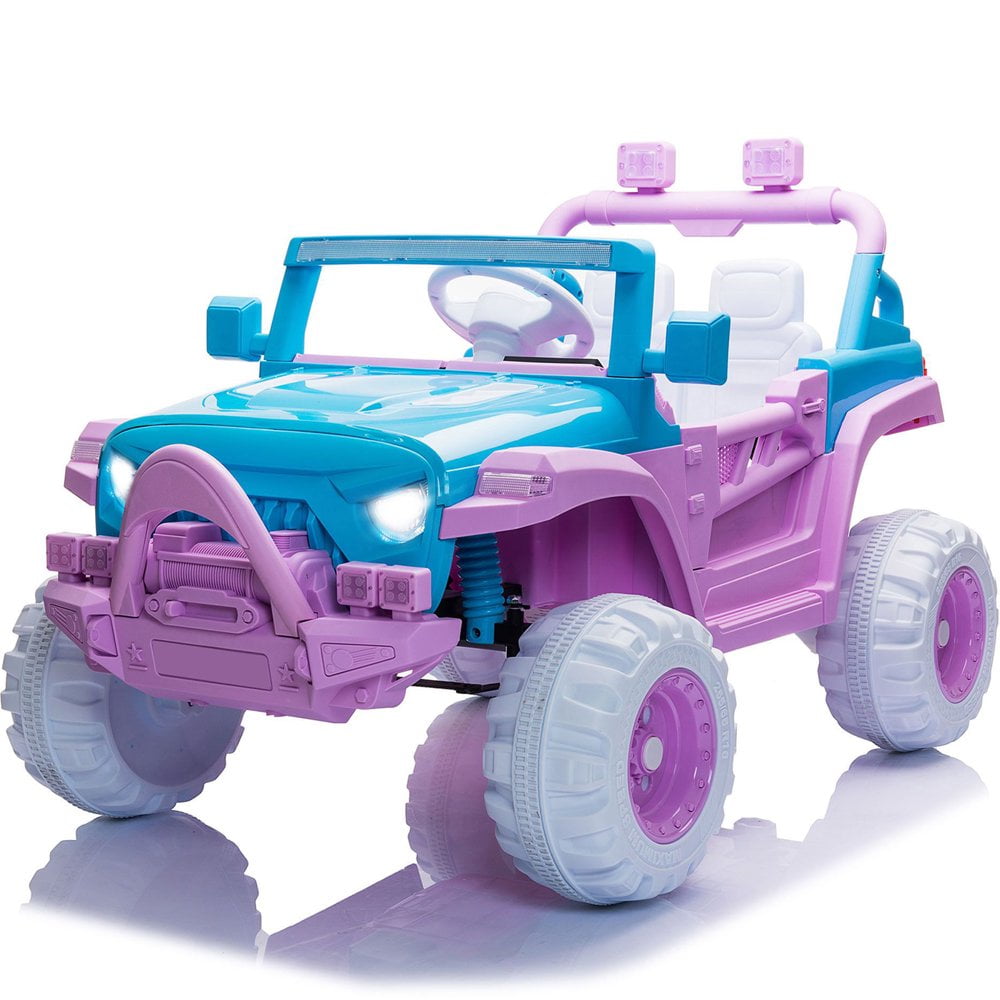 Hikiddo 12V Kids Ride On Truck Battery Powered Toy Car with Remote ...