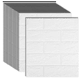 45Pcs Self-Adhesive 3D Brick Sticker DIY Waterproof Foam Wallpaper Room ...