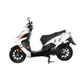 "X-Pro 150cc Gas Moped Scooter, 13"" Aluminum Wheels, Electric/Kick ...