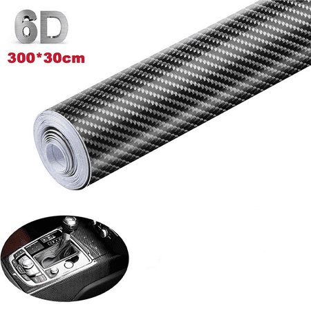 SICED 6D Carbon Fiber Vinyl Adhesive Film Sticker Car Decoration(30 ...