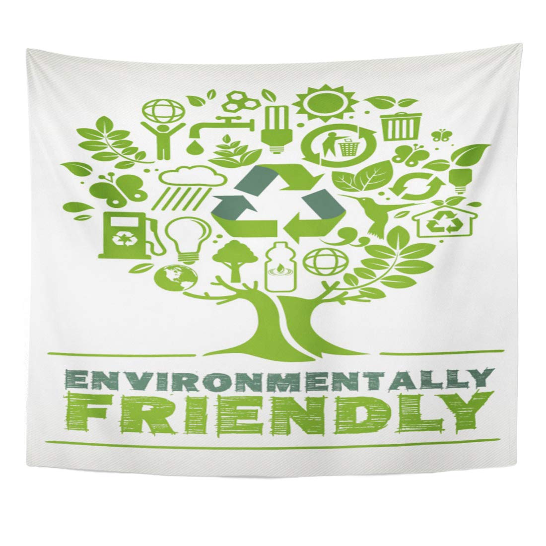 UFAEZU Clean Green Environmental Environmentally Friendly Tree Formed ...