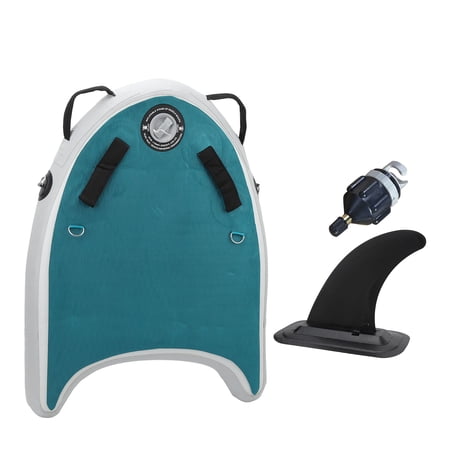 Inflatable Bodyboard Small Surfing Skateboard Floating Raft Soft Pool ...