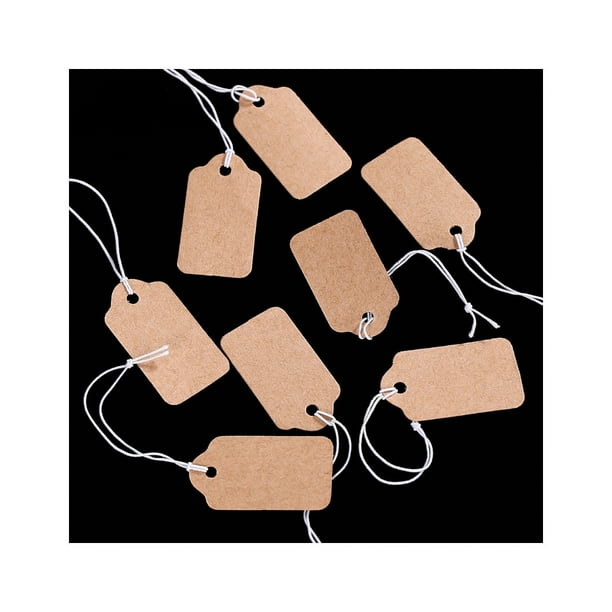 Ustyle 90 Pieces Marking Hang Tags Display Label with Elastic String ...