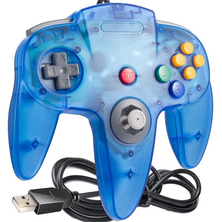 [USB Version] USB N64 Controller, XYCCA N64 Wired PC Gamepad [3D Analog ...