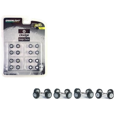 Metal Tire Rack with Rims & Tires for 1 isto 24 Diecast Model Car ...