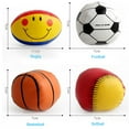 Walmart Kids Soft Play Hand Grip Foam Sports Balls - Set of 4 for ...