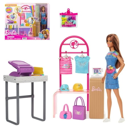 Barbie Bundle - Make N' Sell Boutique Playset and Shoe Pack - Walmart.ca