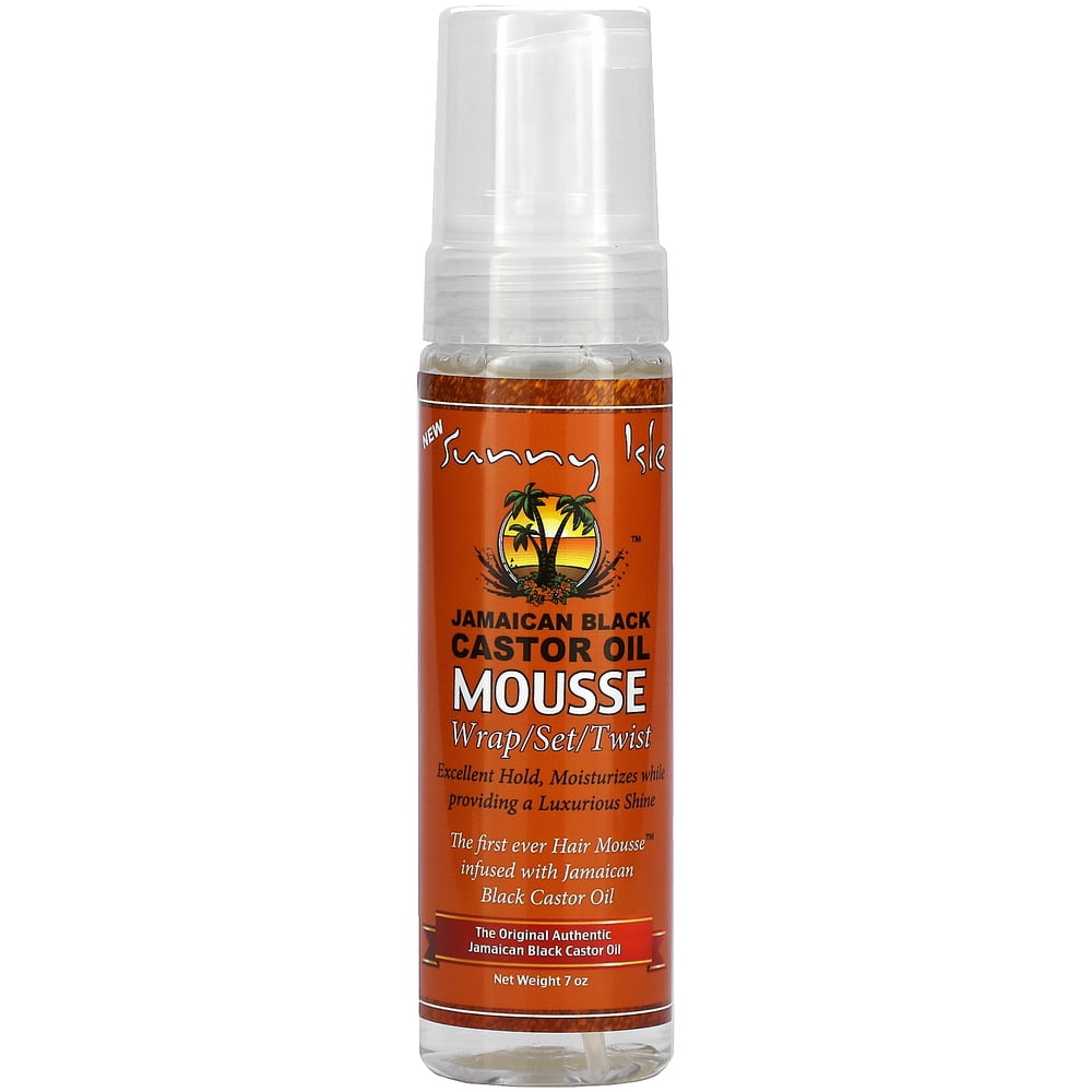 Sunny Isle Jamaican Black Castor Oil Mousse Wrap Set Twist 7oz ...