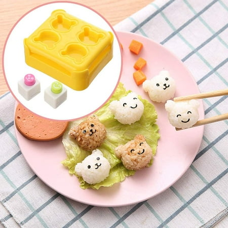 Animal Sushi Mold, Cartoon Rice Mold for Kids Onigiri Rice Ball Seaweed ...