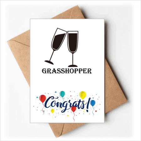 Outline Of Grass Hopper Wedding Cards Congratulations Greeting ...