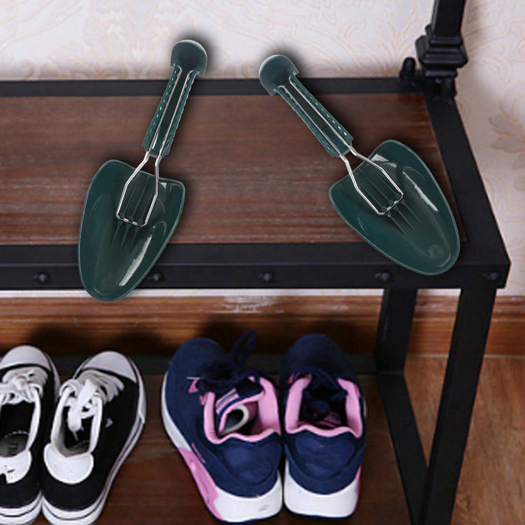 Click here for Unbranded 4x Shoe Tree Men Plastic Green 5.5-11.5 prices