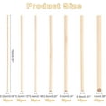 1 Set 150Pcs 7 Style Round Wooden Sticks Dowel Rods for Children Toy ...