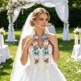 Handmade Silk Satin Flower Graduation Stole Class Of 2026 Embroidered ...